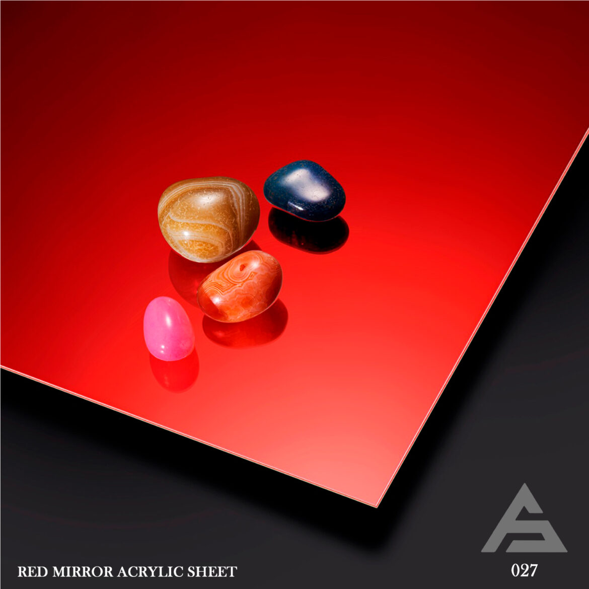 Red Mirror Sheet - Shakti Acrylic Plast
